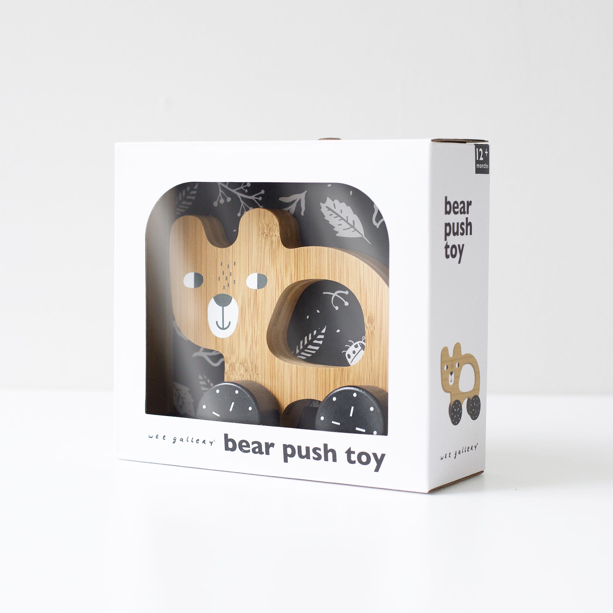 Bear Push Toy - Wood Rolling Toy for Baby & Toddler – Wee Gallery