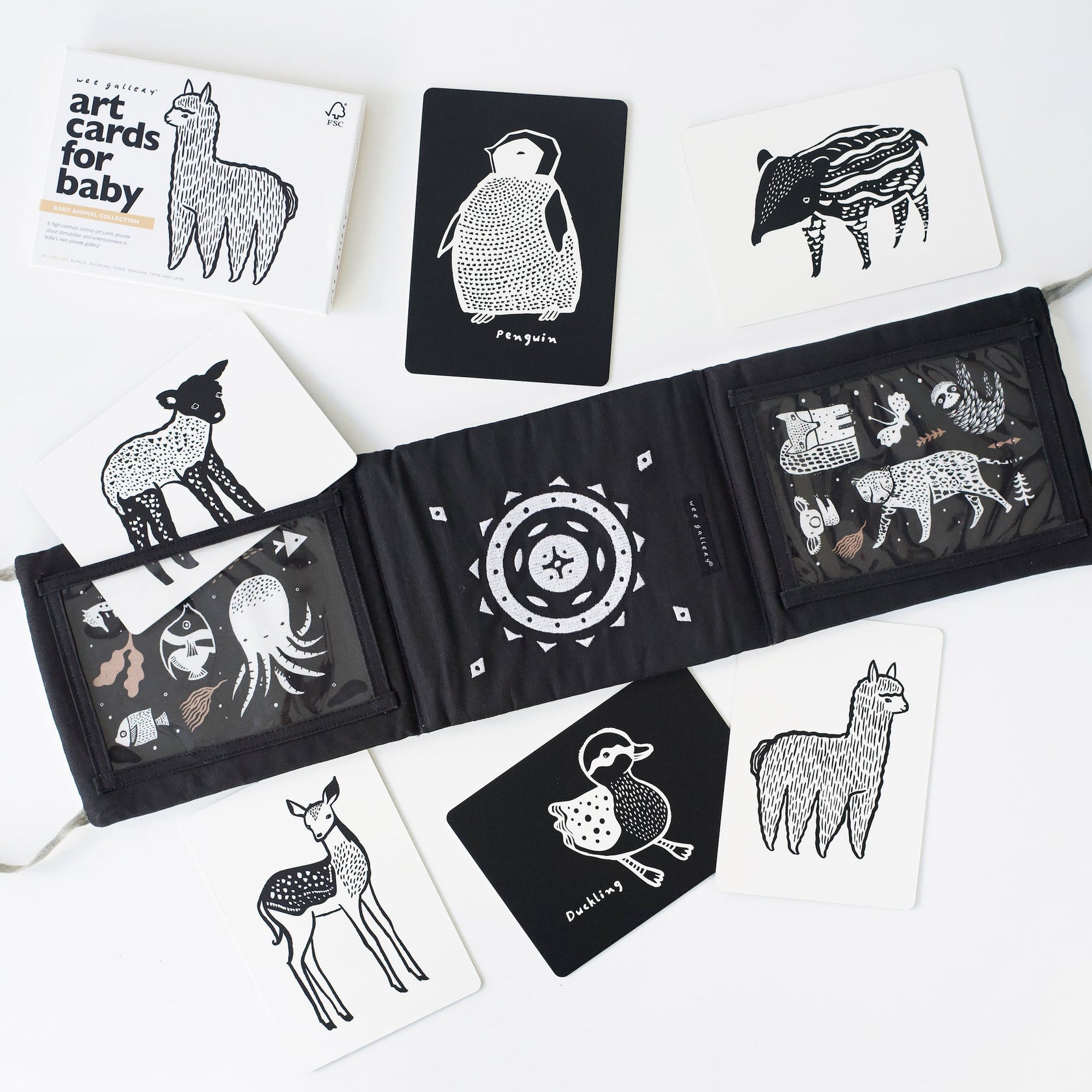Baby Tummy Time Gallery Gift Set – Wee Gallery