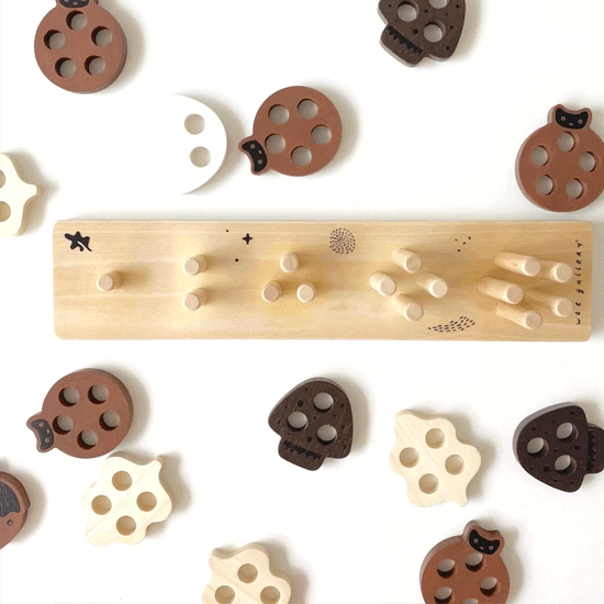 Count and Stack Toy - Educational Toy for Ages 2 and Up – Wee Gallery