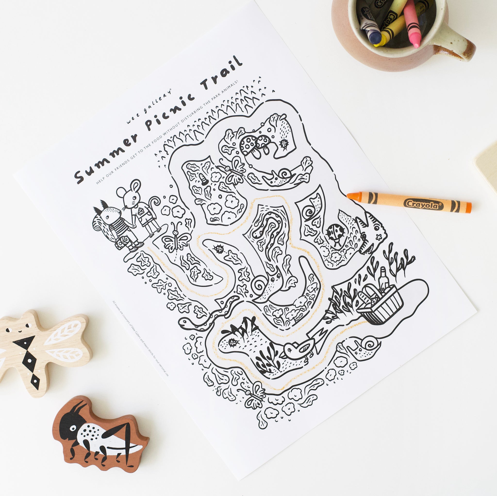 Summer Picnic Maze – Wee Gallery