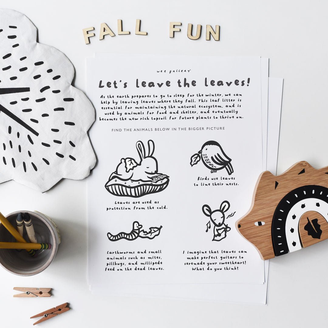 Fall Fun! Four Free Activity Pages For Kids – Wee Gallery