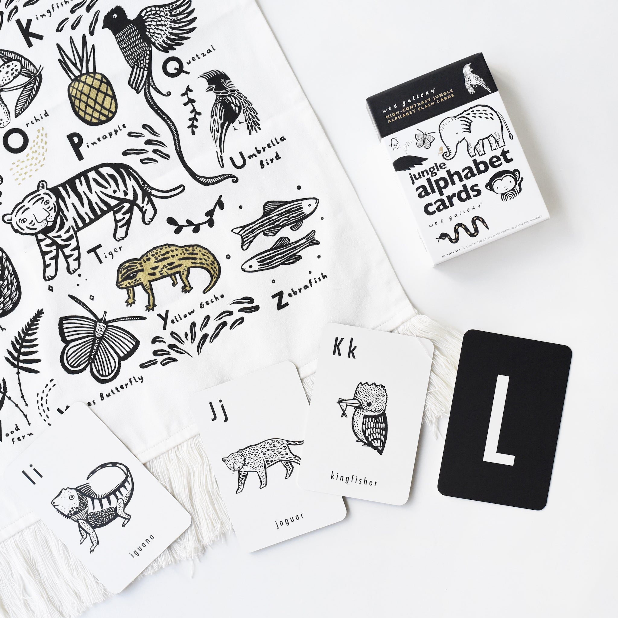 Jungle Alphabet Cards – Wee Gallery