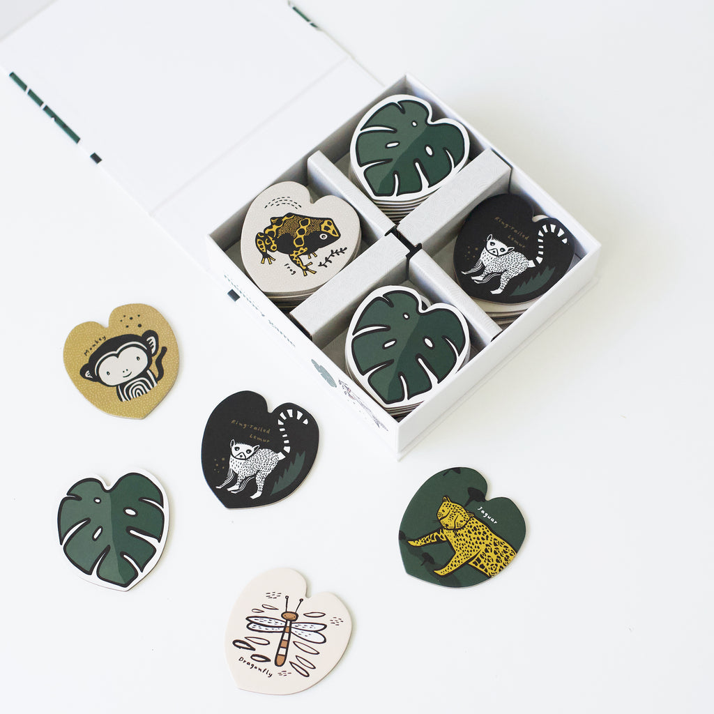 Memory Matching Game - Jungle Animals and Nature – Wee Gallery