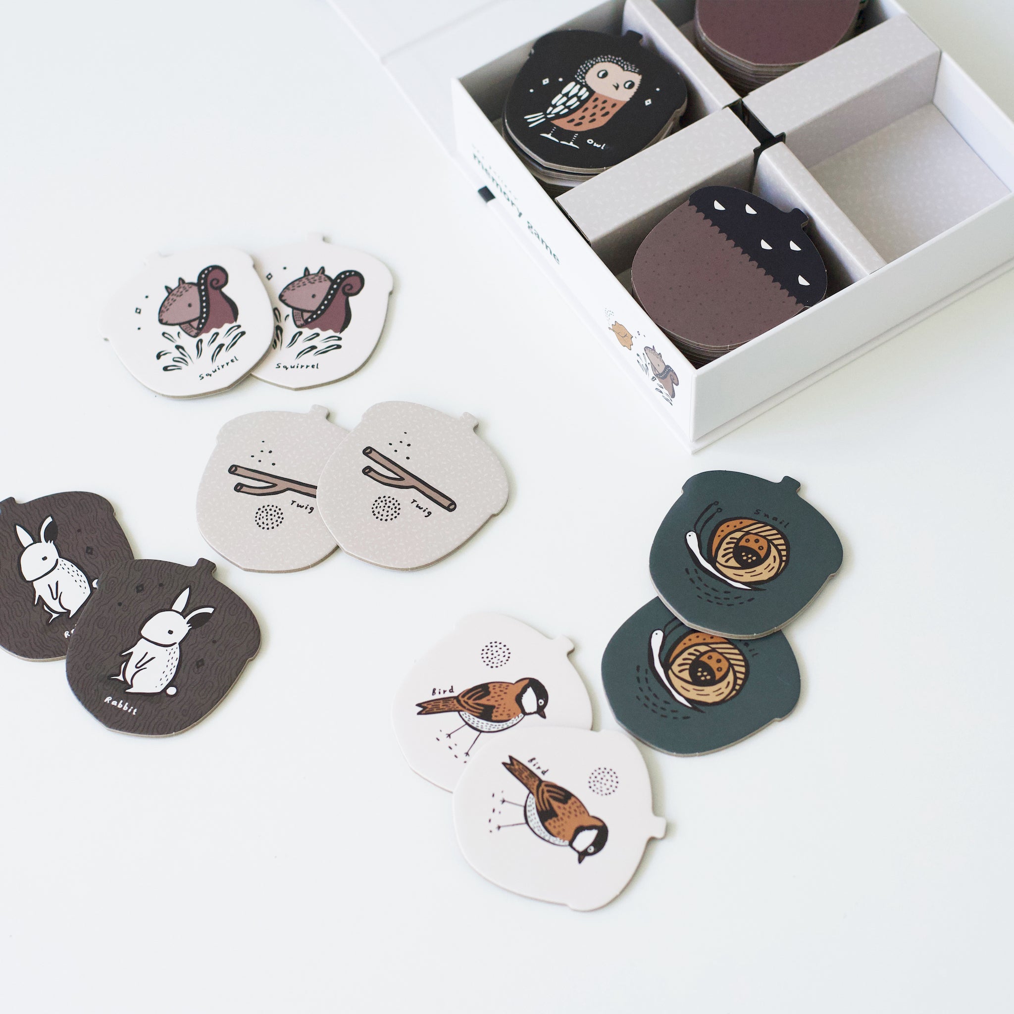 Memory Matching Game - Woodland Animals and Nature – Wee Gallery