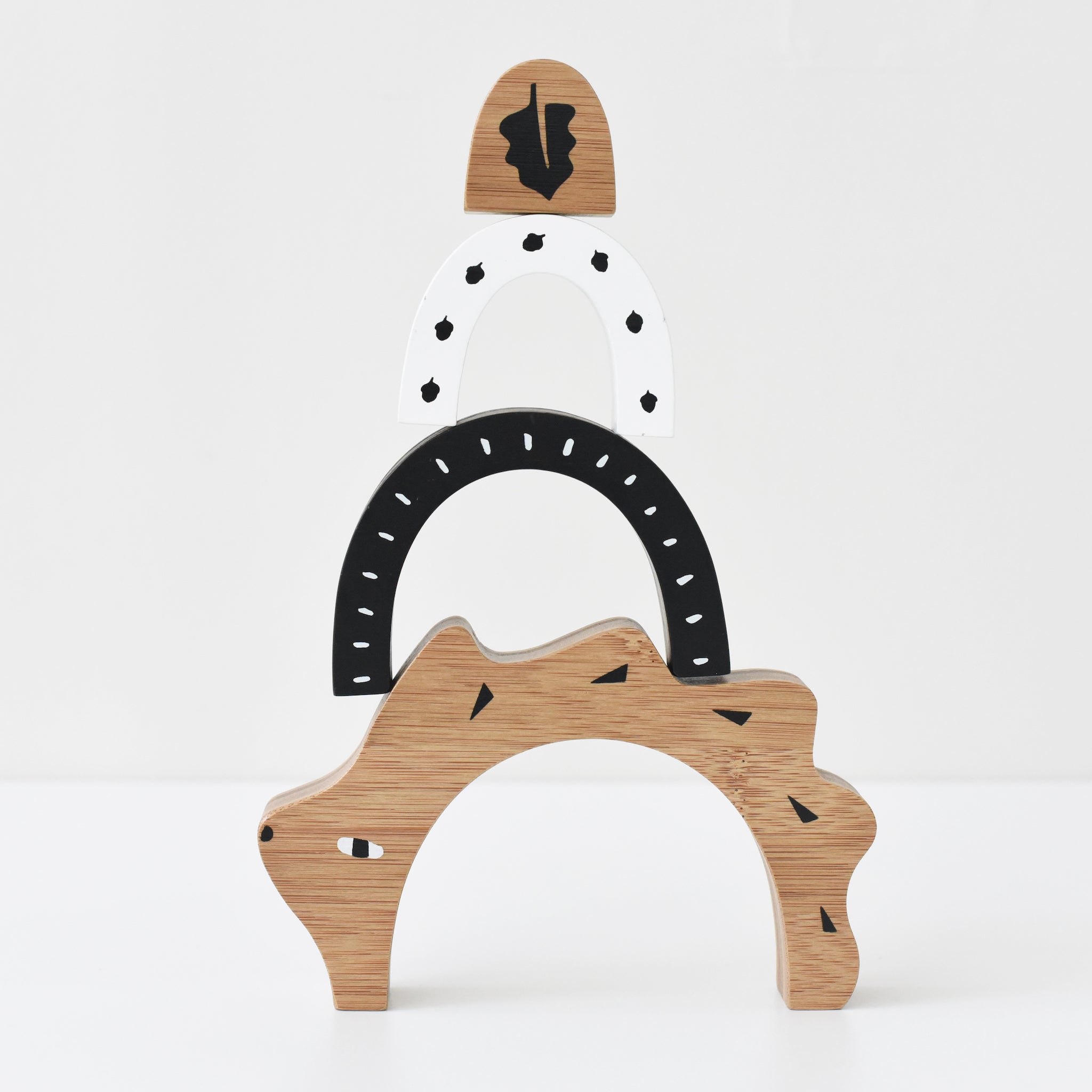 Bamboo Nesting Hedgehog - Stacker, Building Toy for Preschool Kids ...