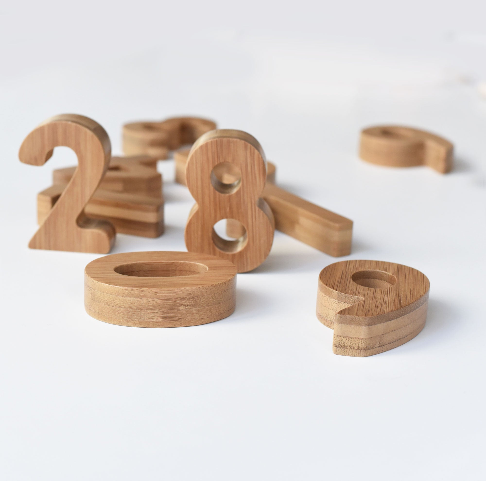 Bamboo Numbers - Wooden Number Blocks for Preschool Kids – Wee Gallery