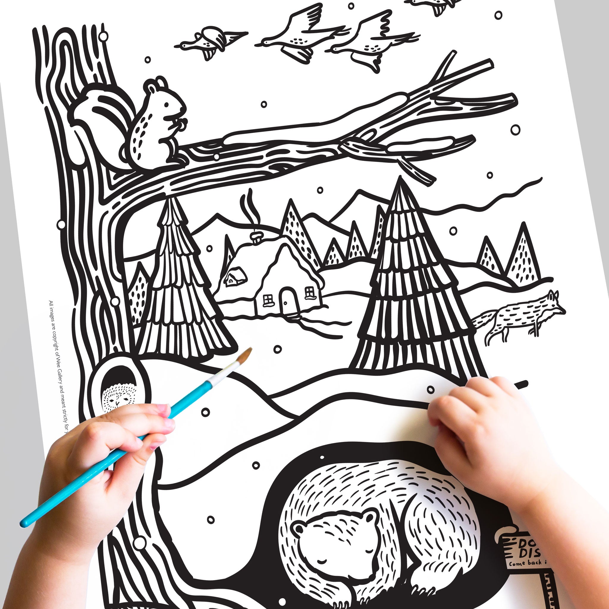 Hibernation - Four Free Activity Pages for Kids – Wee Gallery
