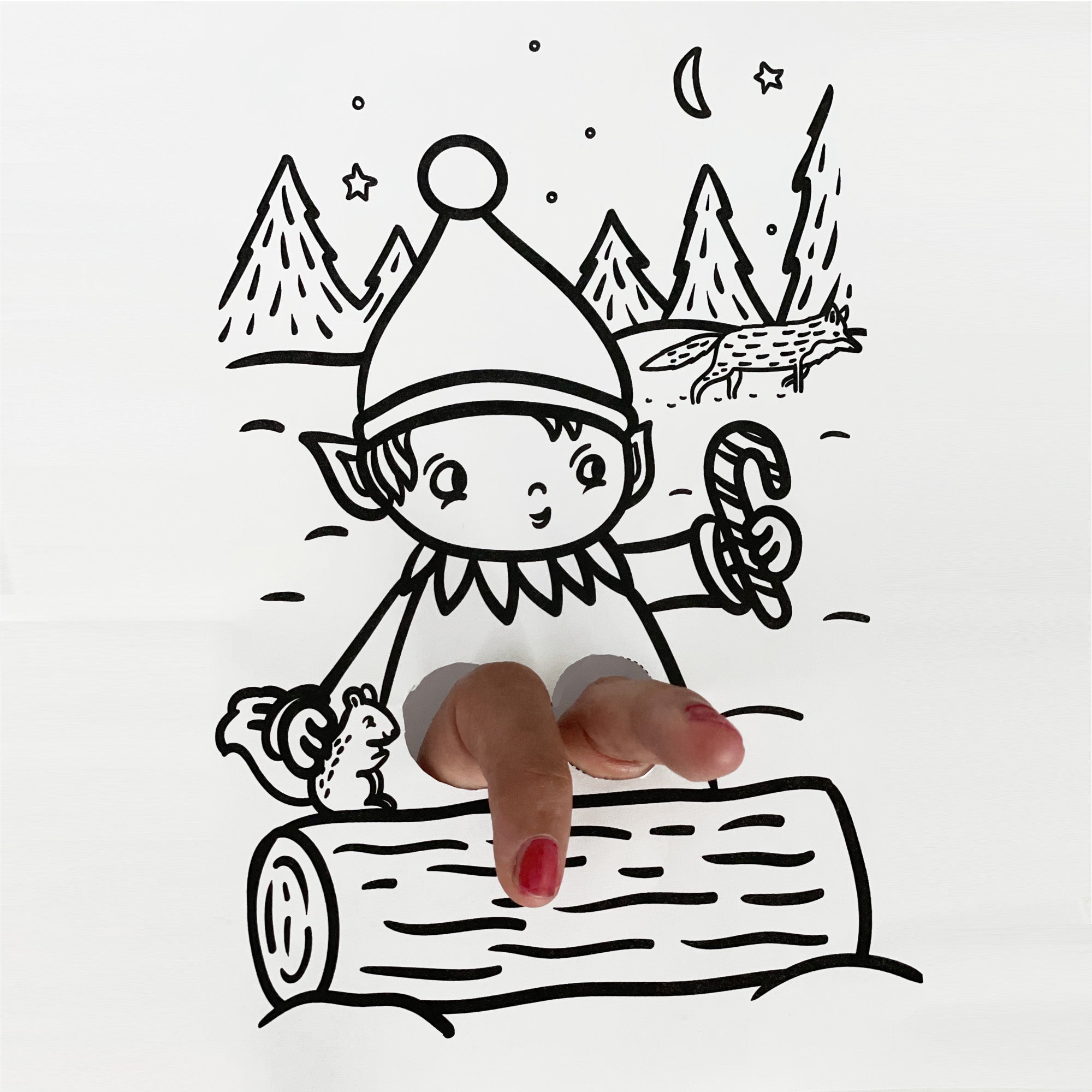 Holiday Elf Card – Wee Gallery