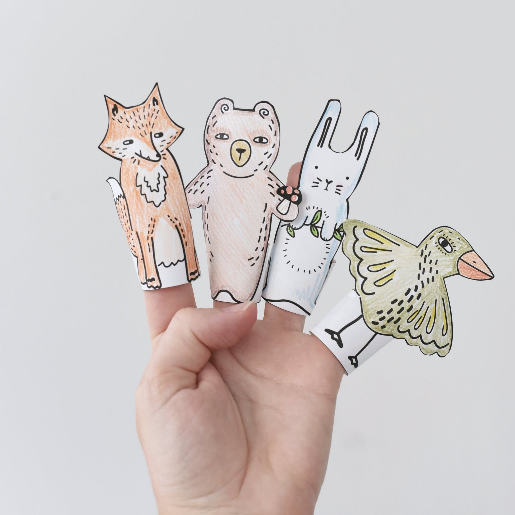 kids-homeschool-activities-free-printables-finger-puppets – Wee Gallery
