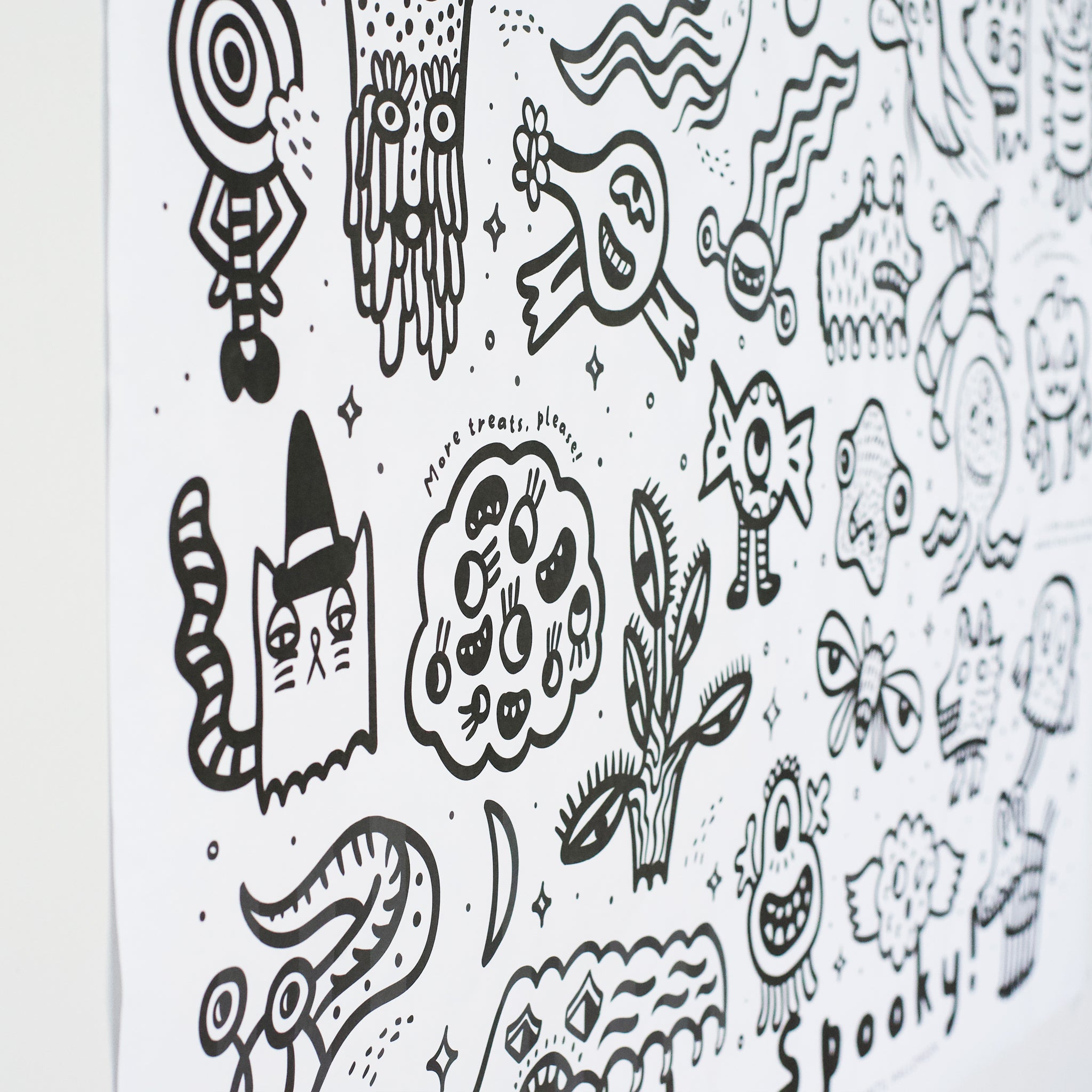 Halloween Activity - Spooky Sidekicks Printable Poster – Wee Gallery