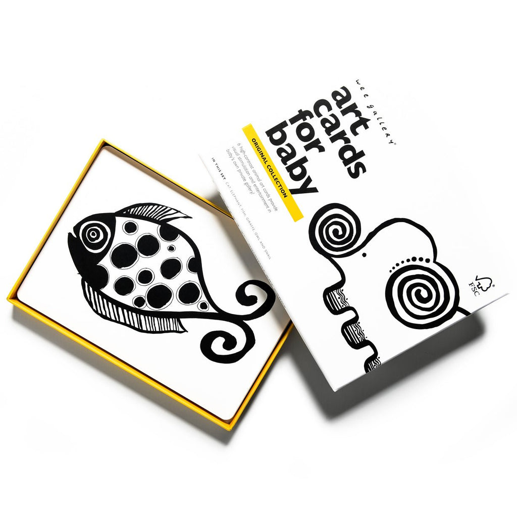 Art Cards for Baby, Newborn, Infant - High Contrast Original Animals ...