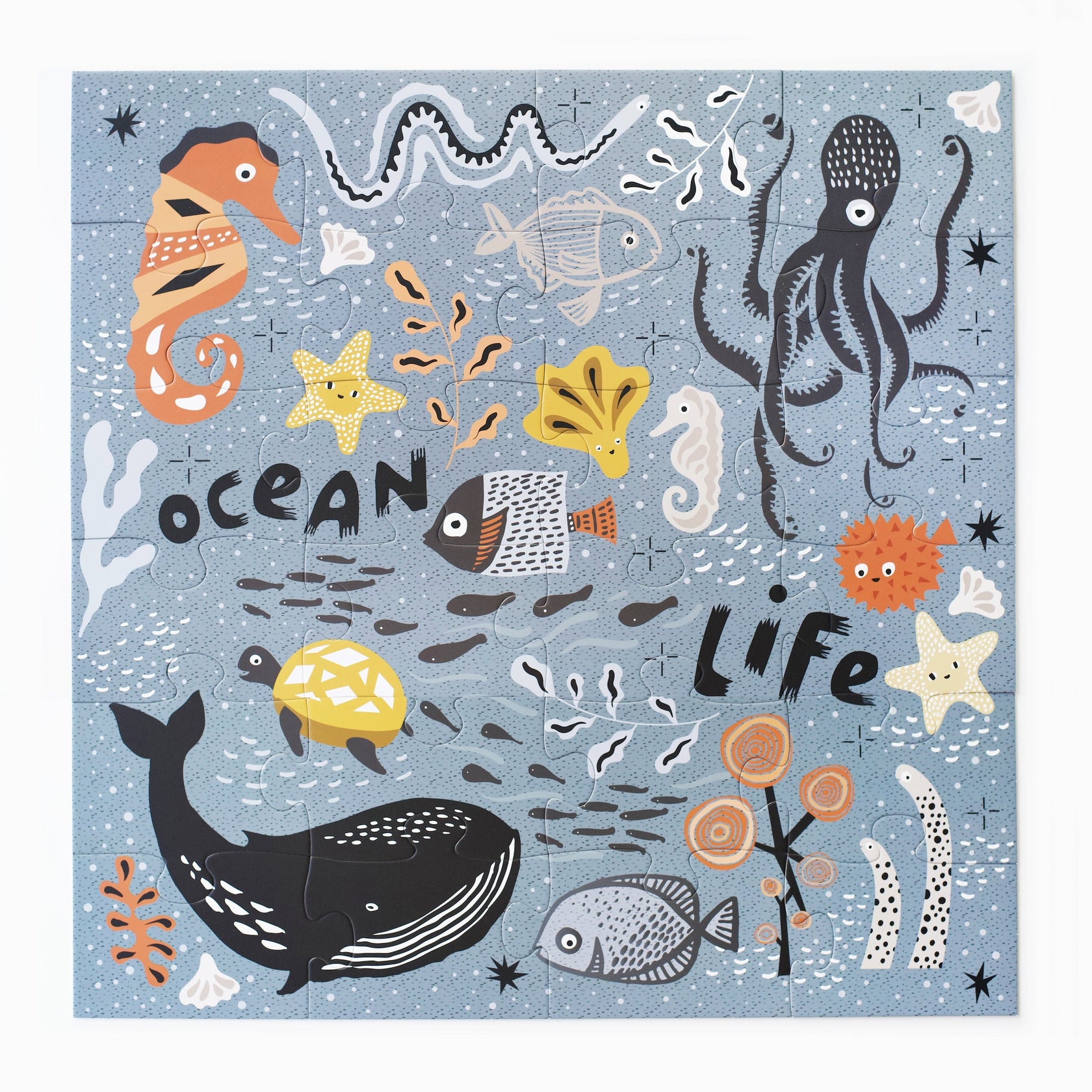 Ocean Life Floor Puzzle – Wee Gallery
