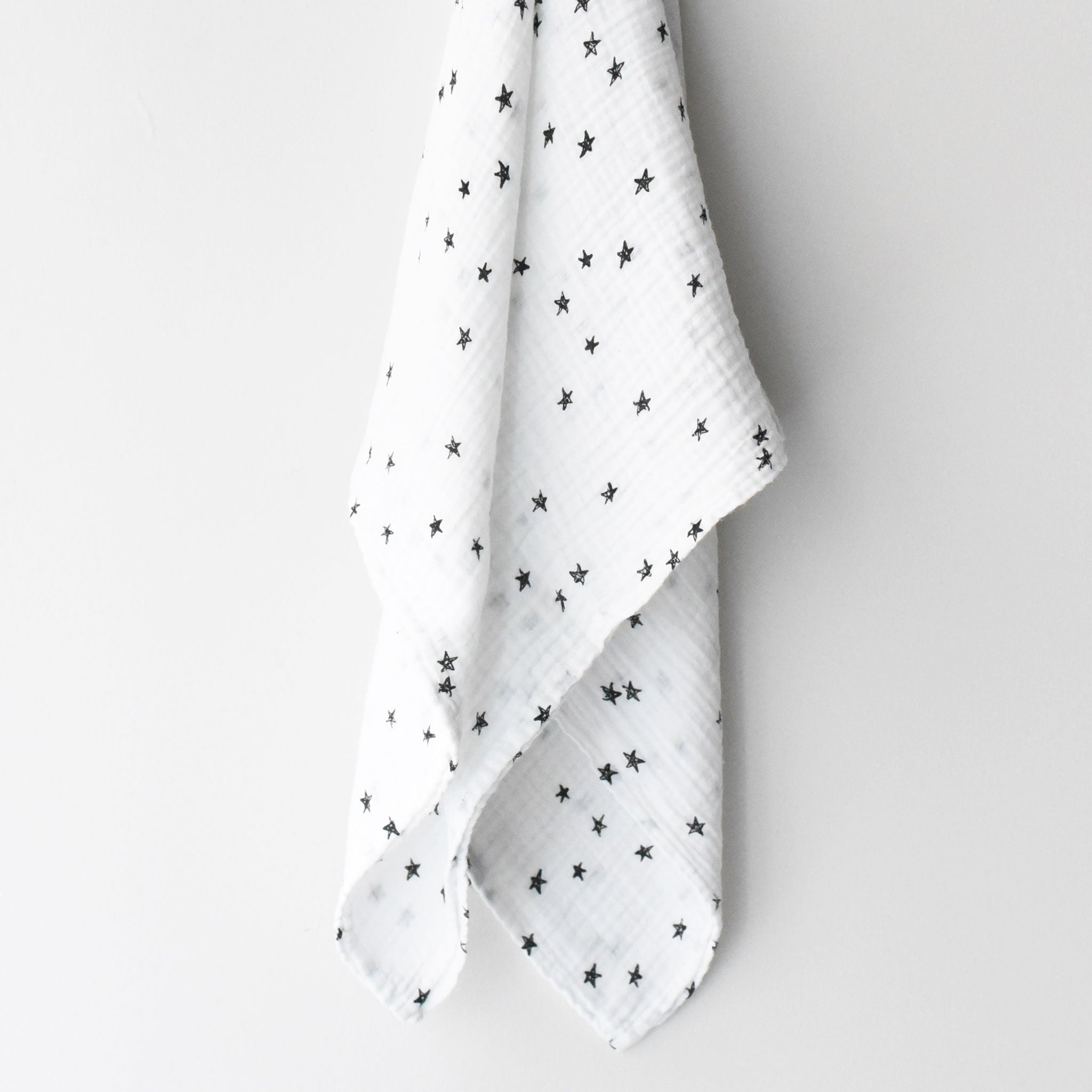 Organic Cotton Muslin Swaddle for Baby - Stars Pattern – Wee Gallery