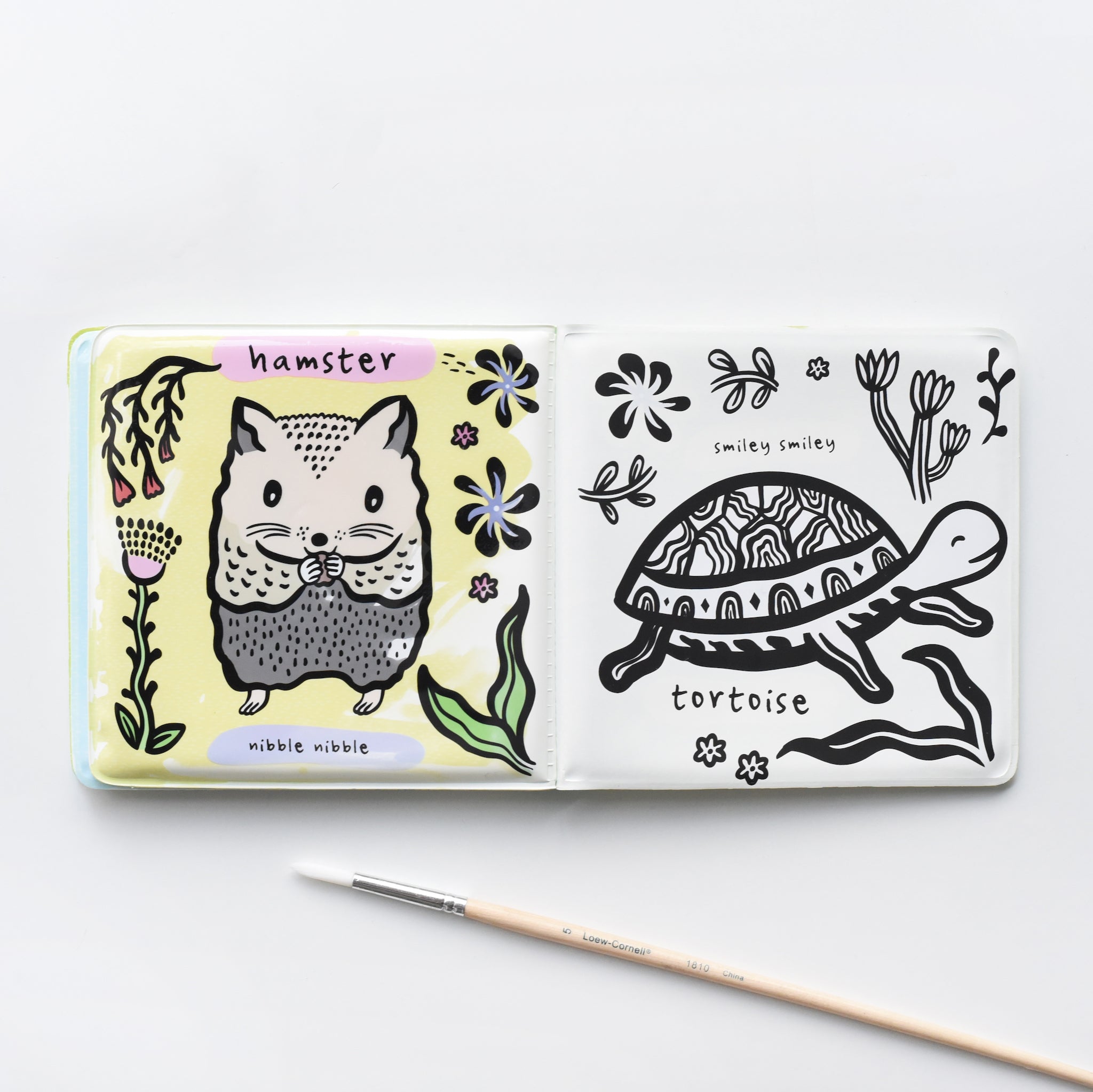 Color Me: Who Loves Pets Bath Book – Wee Gallery