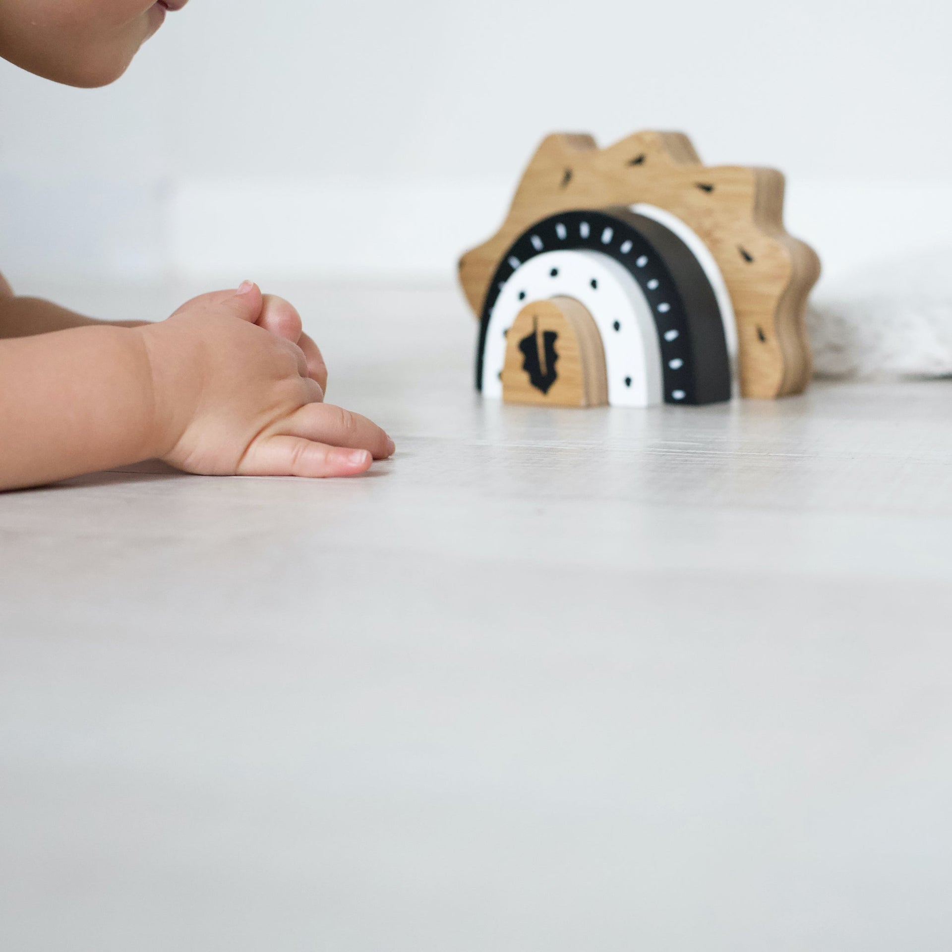 Bamboo Nesting Hedgehog - Stacker, Building Toy for Preschool Kids ...