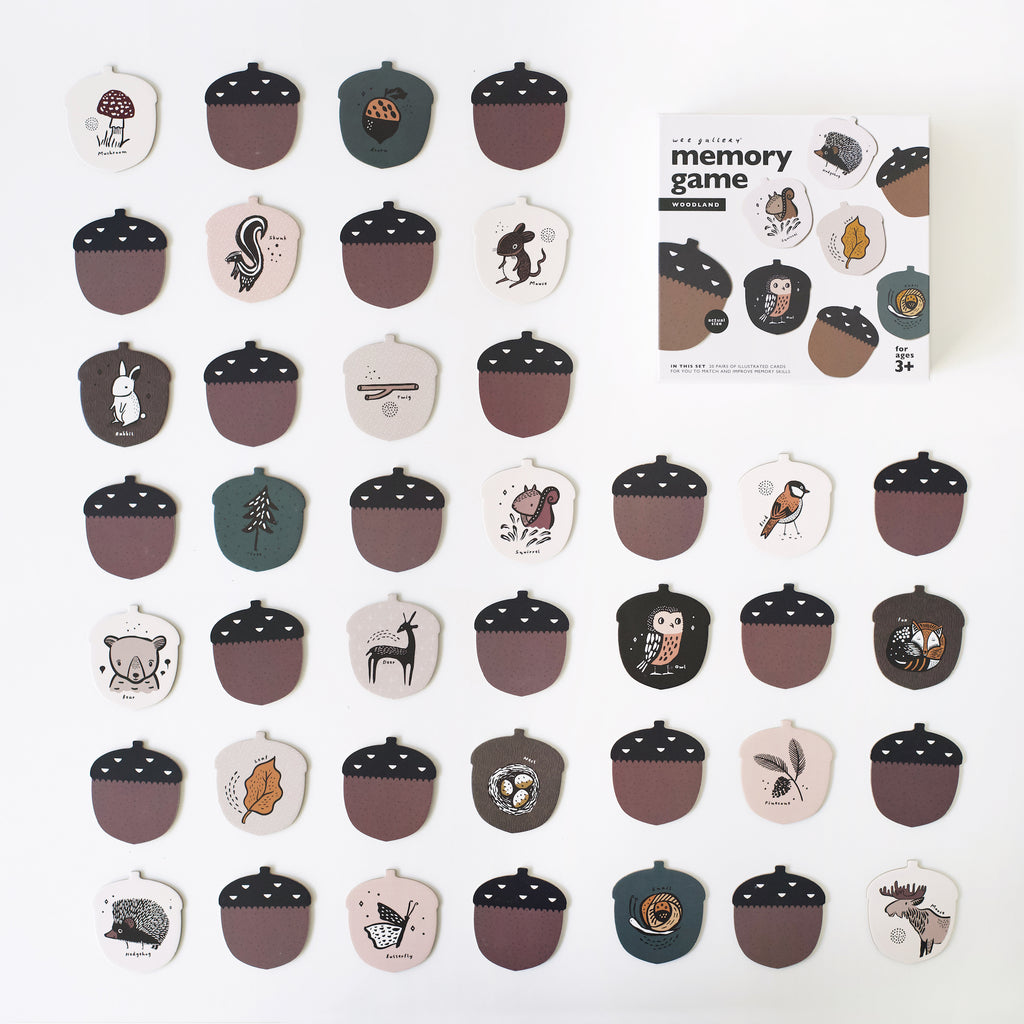 Memory Matching Game - Woodland Animals and Nature – Wee Gallery