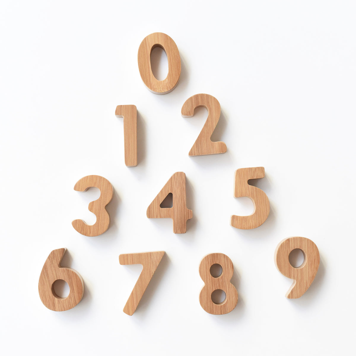 Bamboo Numbers - Wooden Number Blocks for Preschool Kids – Wee Gallery