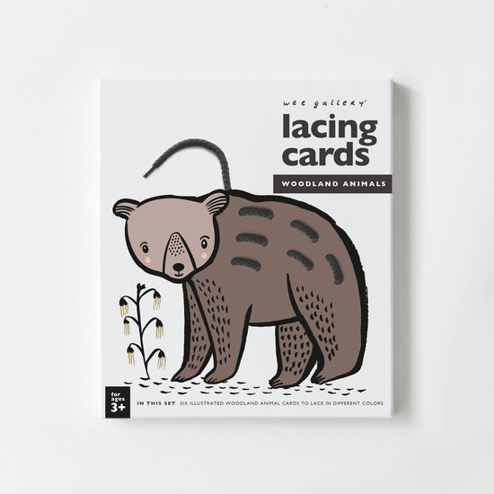 Woodland Animal Lacing Cards - Sewing Board Activity for Ages 3 and Up ...