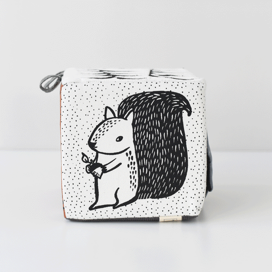 Soft Block Activity for Baby - Woodland Animals – Wee Gallery